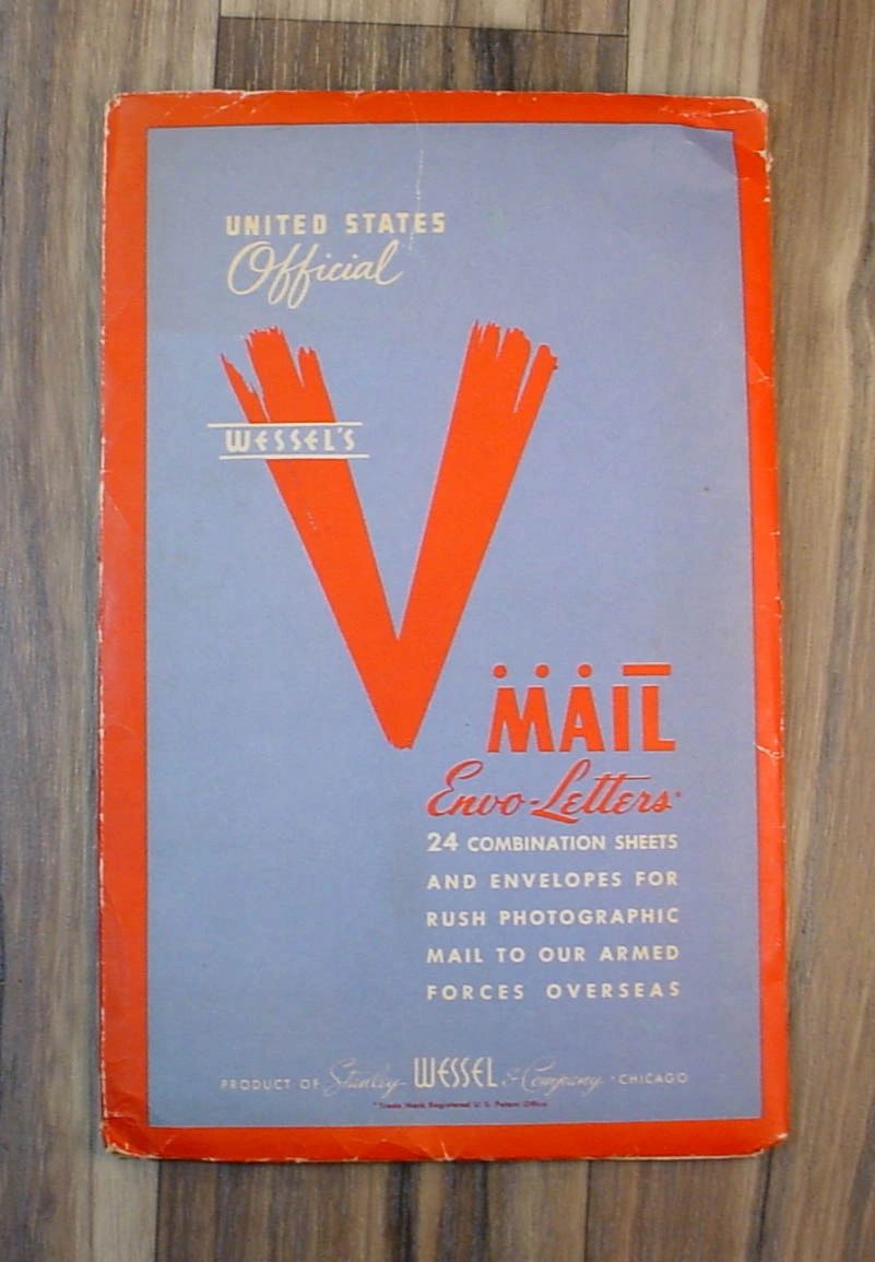 WWII US V MAIL ENVO-LETTER SHEET PACK, Item #3542