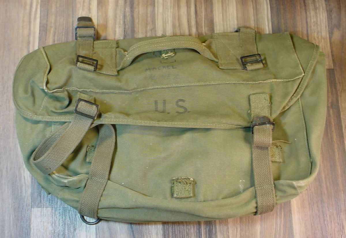 SOLD - WWII US ARMY M1944 FIELD PACK LOWER, Item #3551