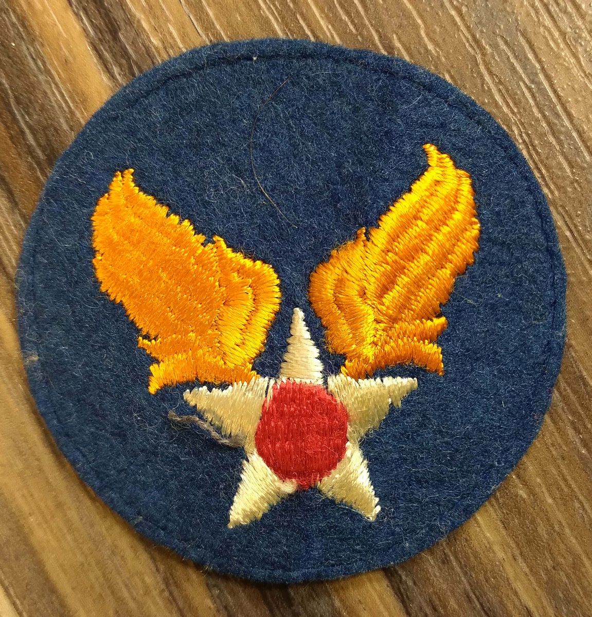 SOLD - WWII US ARMY AIR FORCE FELT AAF PATCH, Item #4981