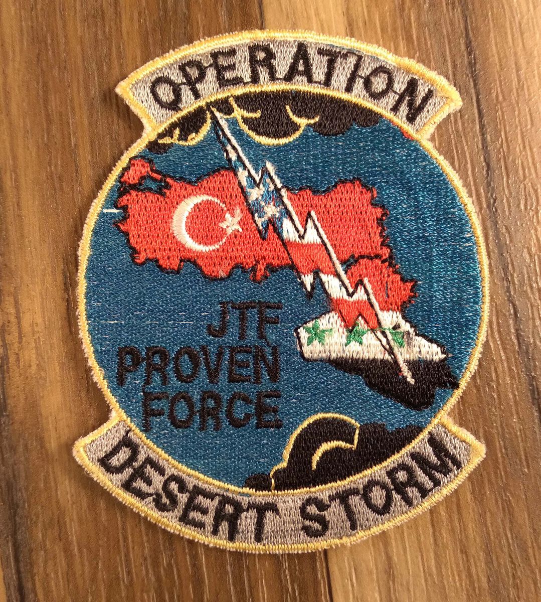 SOLD - OPERATION DESERT STORM USAF JTF PROVEN FORCE SQUADRON PATCH ...