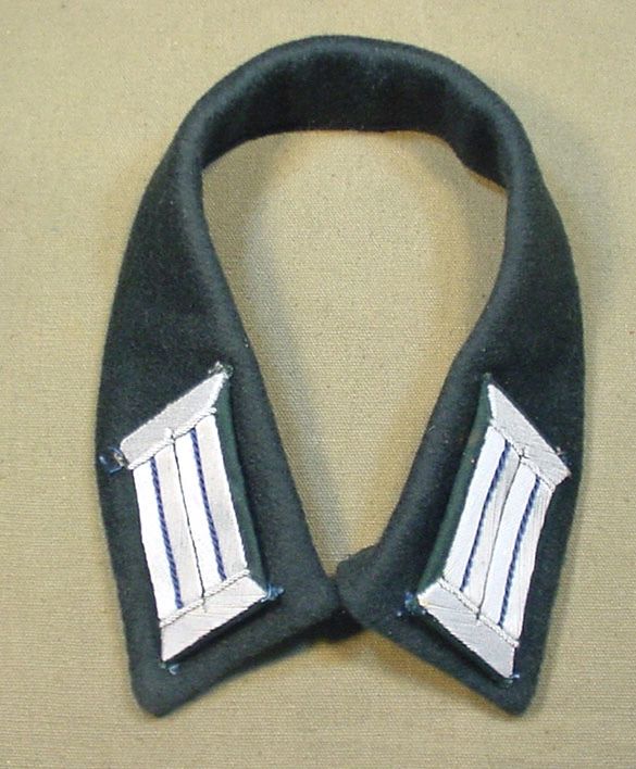 REPRODUCTION WWII GERMAN ARMY TUNIC COLLAR WITH MEDICAL OFFICER COLLAR ...