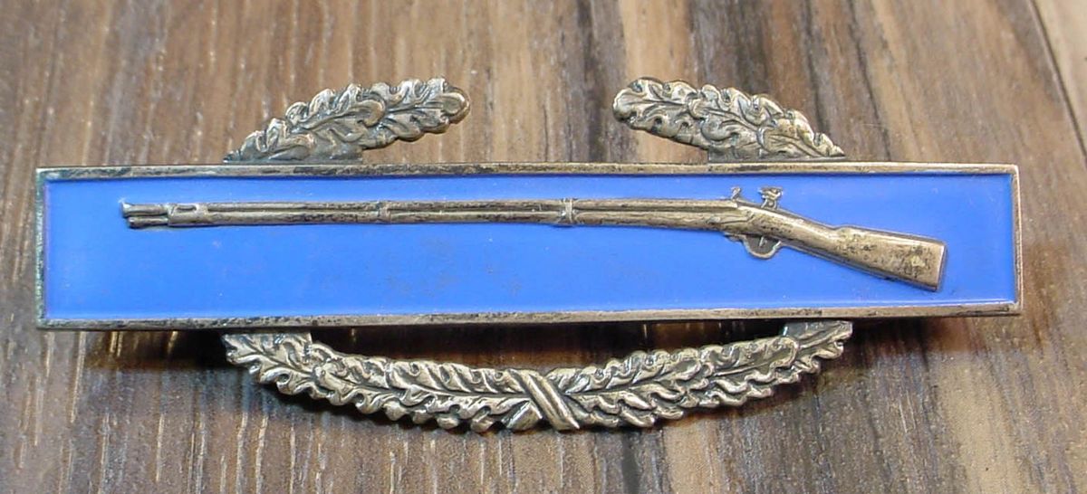 SOLD - WWII US ARMY COMBAT INFANTRY BADGE, Item #3537
