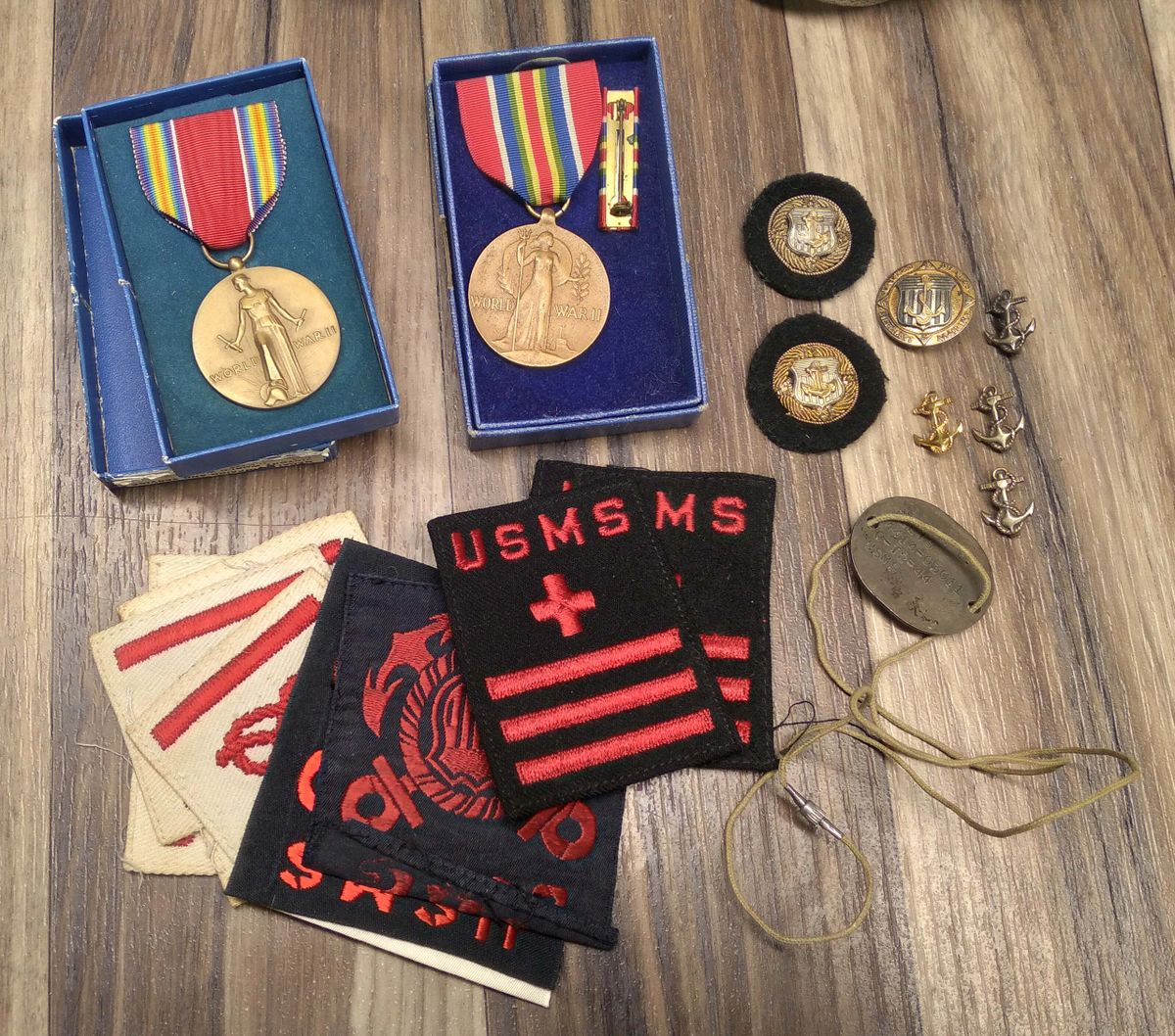 WWII US MERCHANT MARINE GROUPING, Item #7249