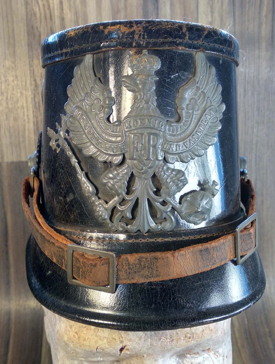 WWI IMPERIAL GERMAN PRUSSIAN JAEGER TSCHAKO HELMET, Item #5110