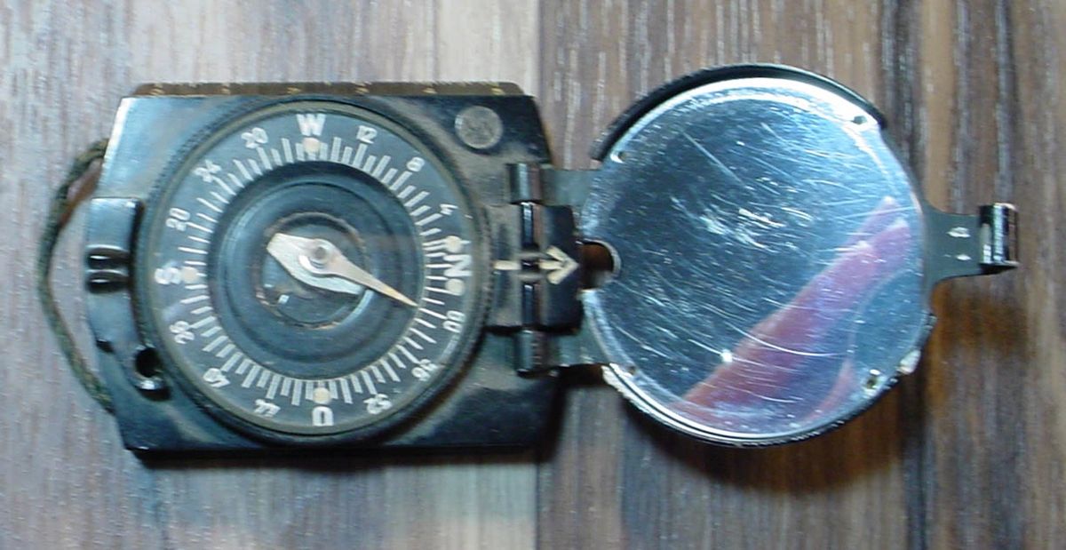 SOLD - WWII GERMAN COMPASS, Item #3626