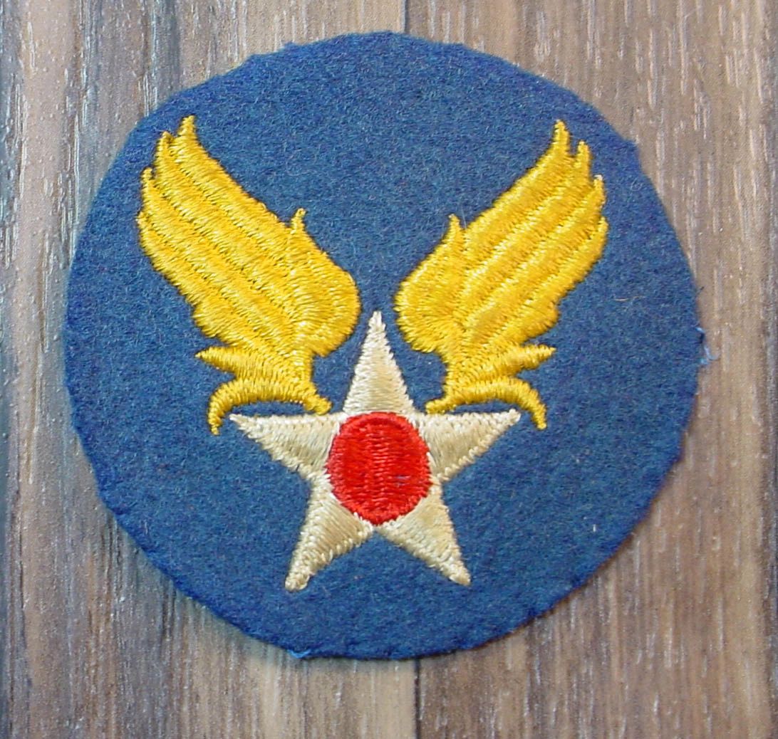 WWII US ARMY AIR FORCES AAF PATCH - WOOL FELT, Item #3585