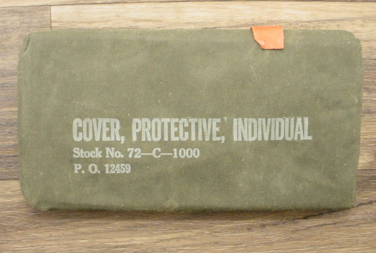 WWII US ARMY GAS CAPE, Item #3879