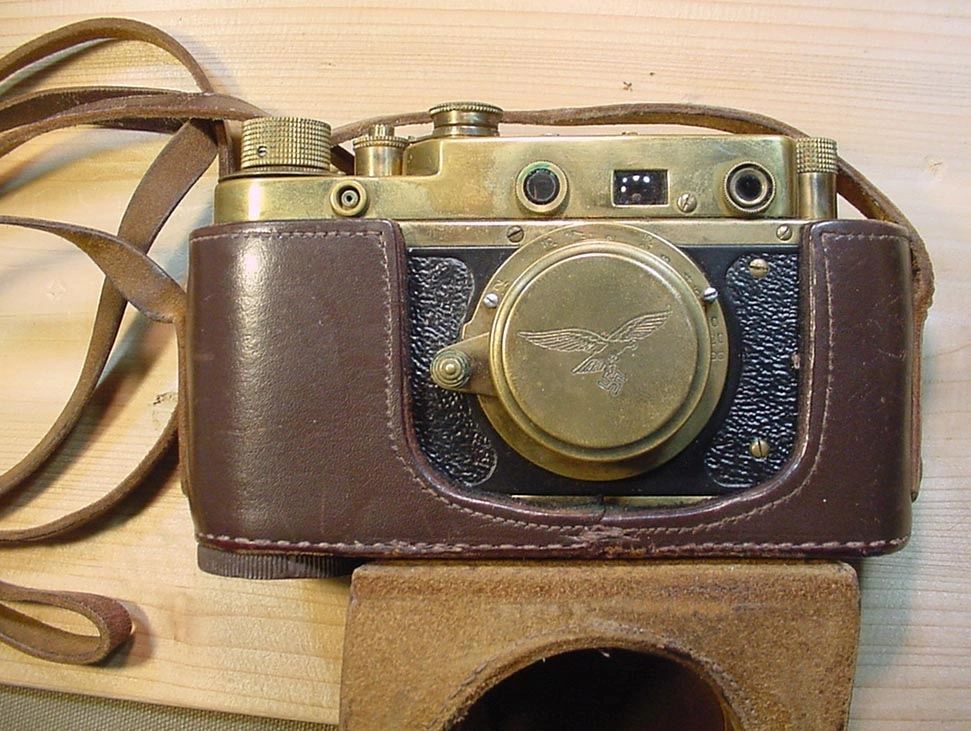 SOLD - REPRODUCTION LUFTWAFFE CAMERA IN CASE, Item #1915