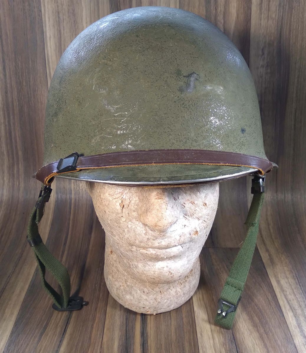 SOLD - VIETNAM WAR U.S. ARMY COMBAT HELMET, Item #5585