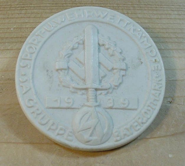 WWII GERMAN SA TINNIE SPORT-U.WEHRWETTKAMPFE, Item #1092