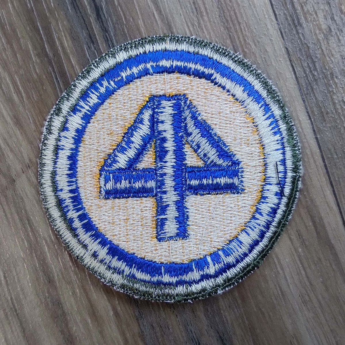 WWII US ARMY 44TH INFANTRY DIVISION GREEN EDGE VARIANT SHOULDER PATCH ...