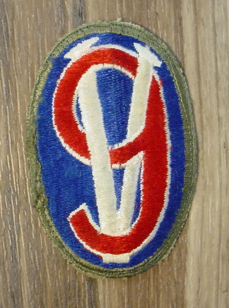 WWII US ARMY 95th INFANTRY DIVISION SHOULDER PATCH GREEN BORDER VARIANT ...