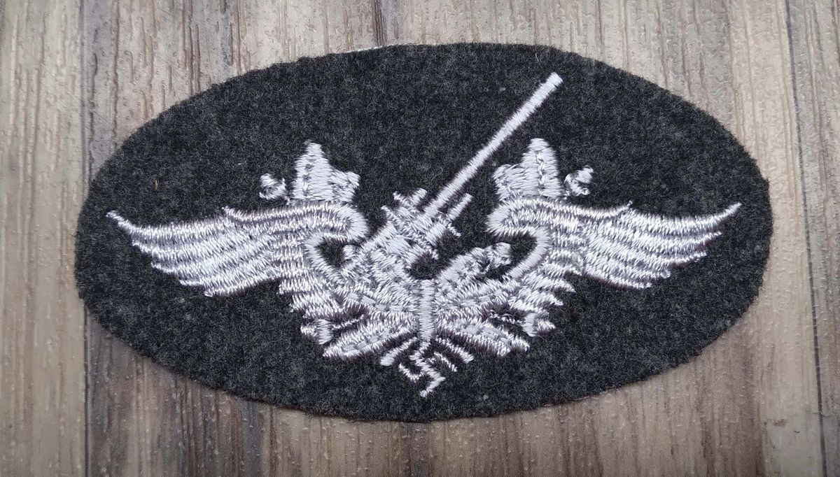 SOLD - REPRODUCTION WWII GERMAN LUFTWAFFE PATCH, Item #5971