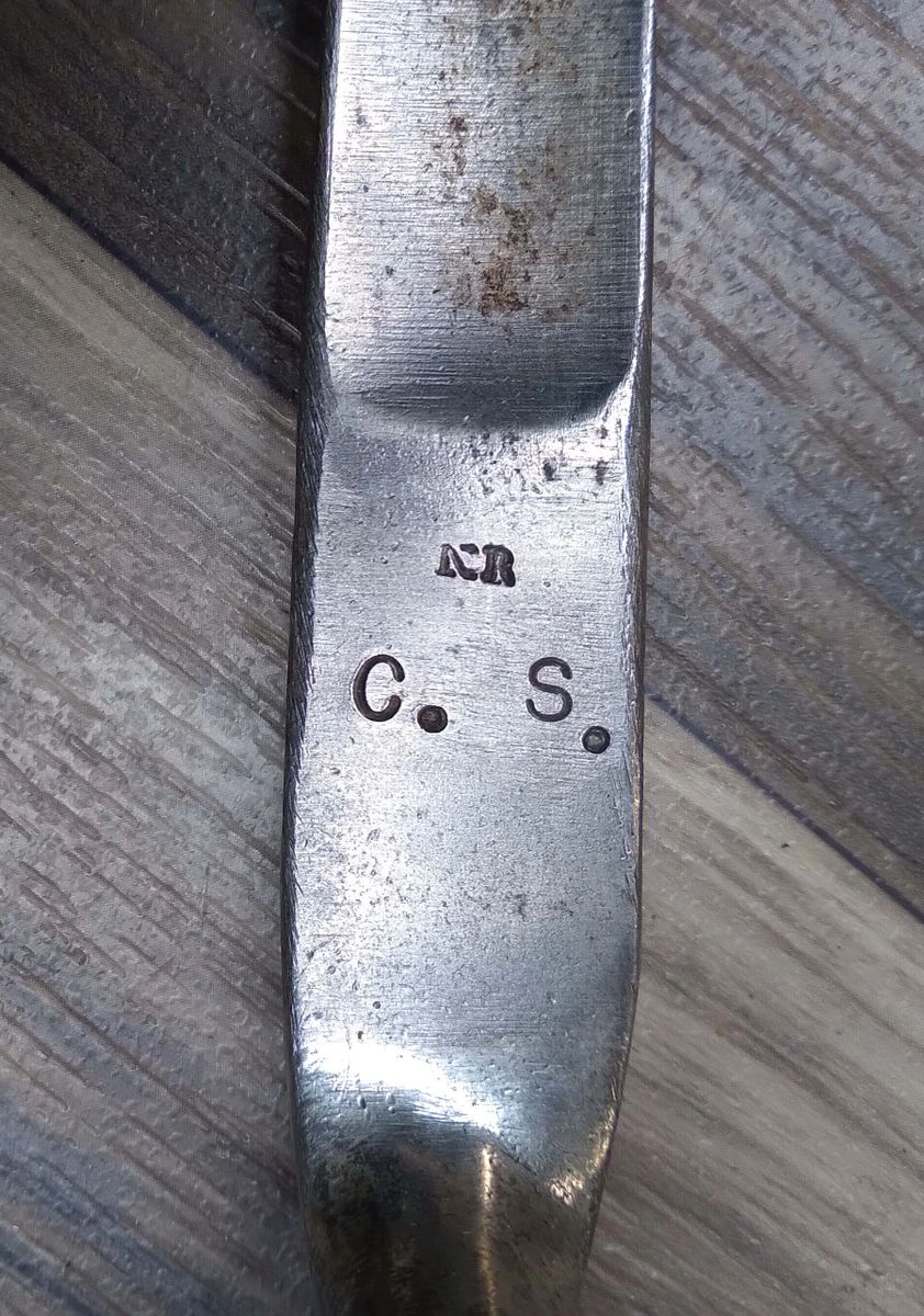 CIVIL WAR CS MARKED BAYONET WITHOUT SCABBARD, Item #5908
