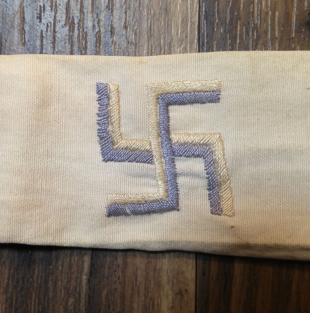 UNKNOWN ORIGIN SWASTIKA TIE, Item #2617