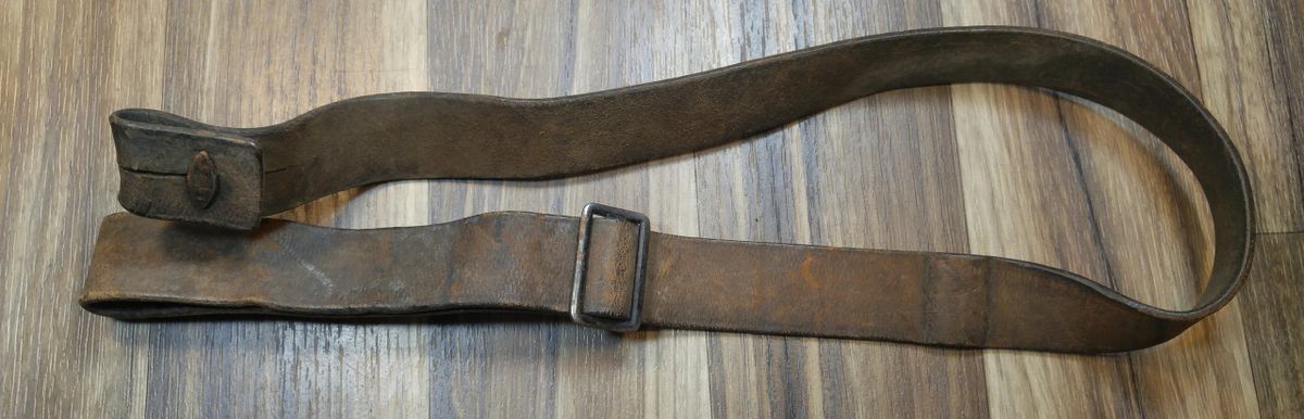 SOLD - WWII AUSTRIAN MP34 SUB-MACHINE GUN SLING, Item #2731