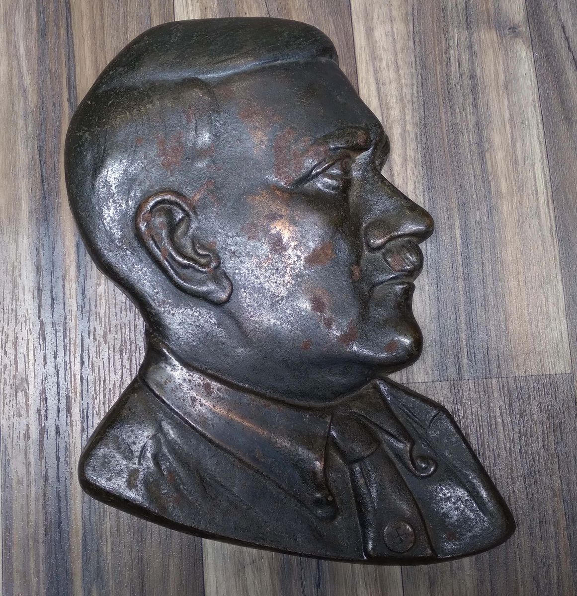 WWII GERMAN ADOLF HITLER PLAQUE, Item #6072