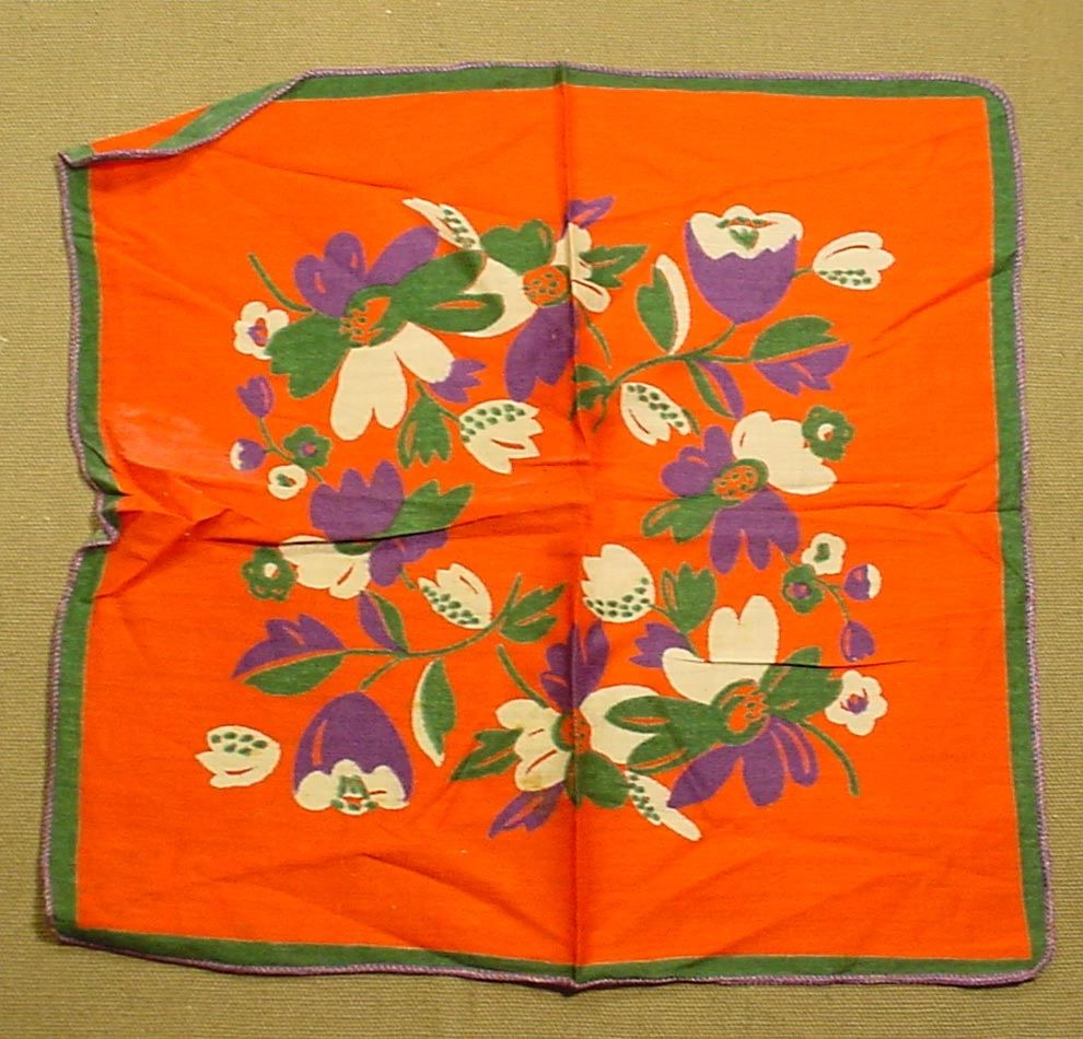 SOLD - WWII ERA GERMAN HANDKERCHIEF, Item #1242