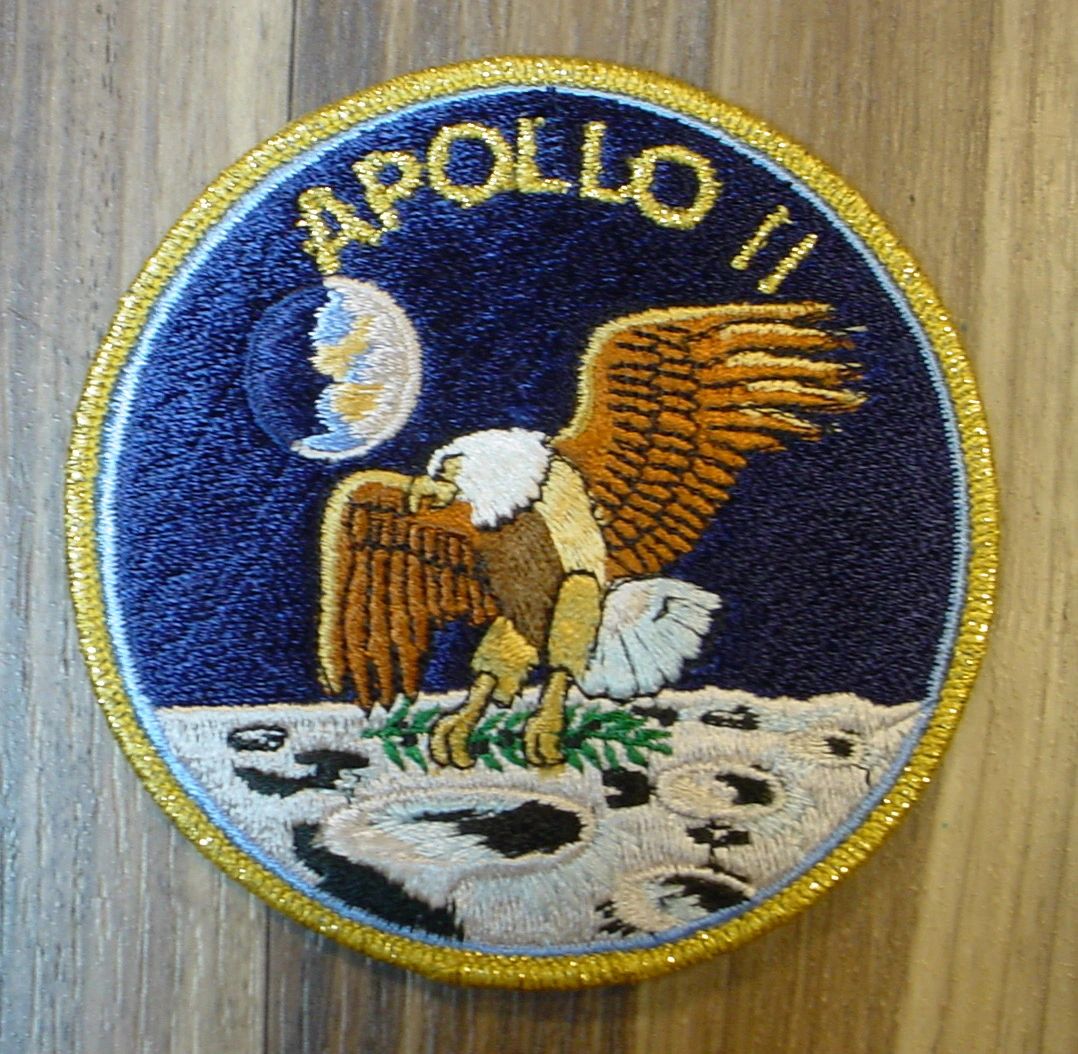 SOLD - NASA APOLLO 11 MOON LANDING EAGLE MISSION PATCH, Item #2996