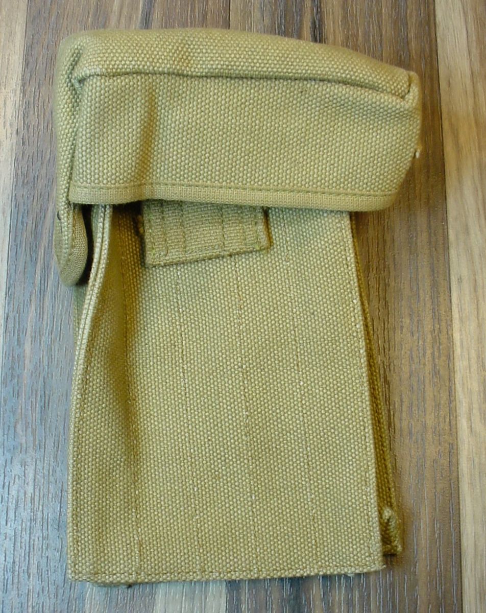 WWI US ARMY MAGAZINE POUCH FOR PATTERSON DEVICE, NO MAGAZINES, Item #2963