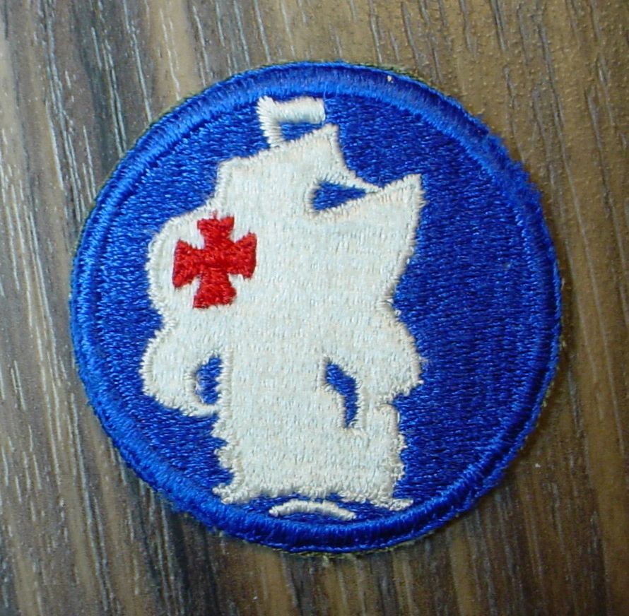 WWII US ARMY CARIBBEAN DEFENSE COMMAND SHOULDER PATCH, Item #3016