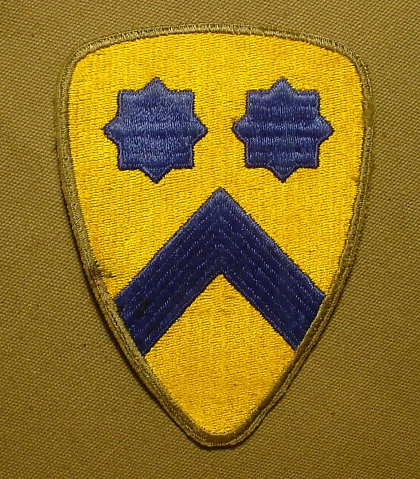 WWII US ARMY 2ND CAVALRY DIVISION GREENBACK PATCH, Item #1744