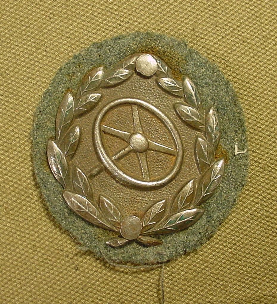 WWII GERMAN ARMY DRIVER BADGE IN BRONZE, Item #0174