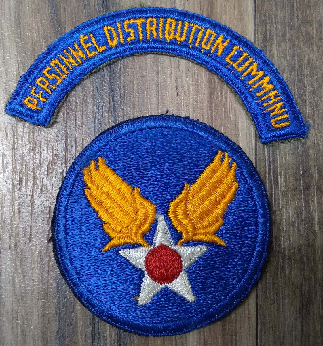 WWII U.S. ARMY AIR FORCES PERSONNEL DISTRIBUTION COMMAND ARC AAF PATCH ...