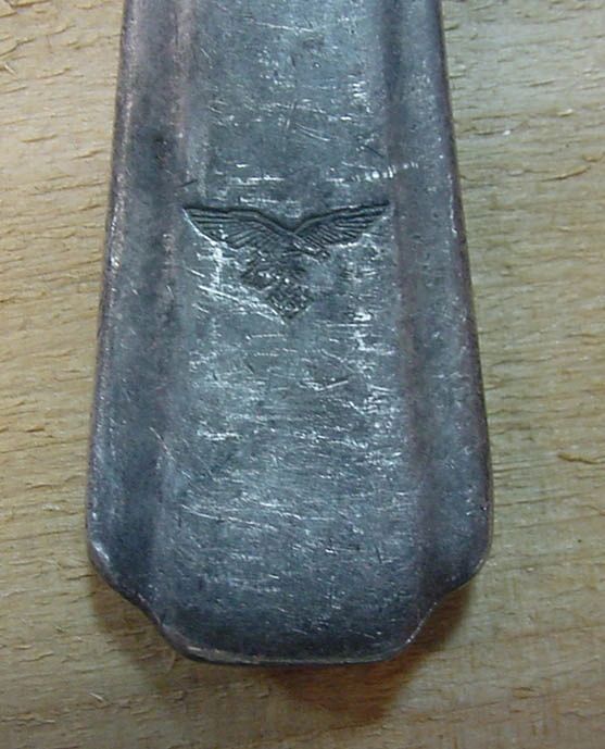 WWII LUFTWAFFE OFFICER MESS FORK EATING UTENSIL, Item #2007