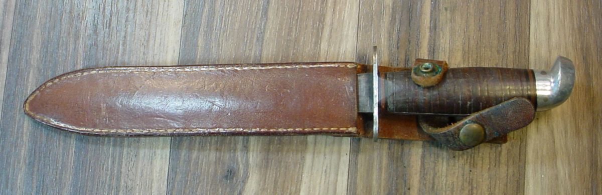 SOLD - WWII US WESTERN COMMANDO L77 FIGHTING KNIFE, Item #3369