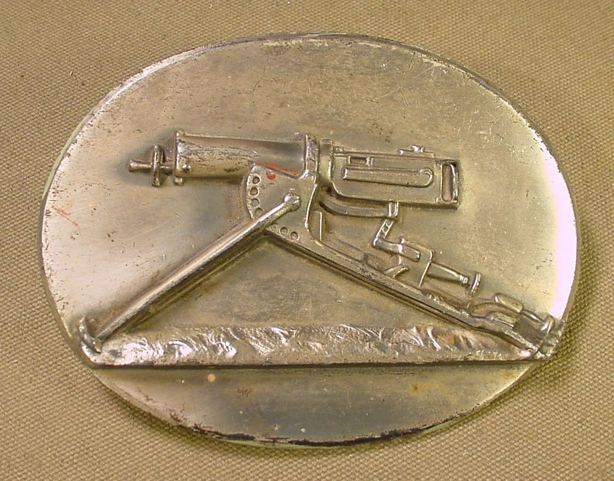 WWI GERMAN .08 MAXIM MACHINE GUN PLAQUE, Item #0417