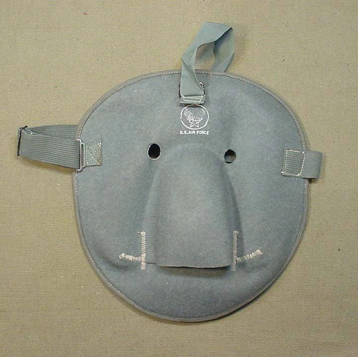 SOLD - 1960s U.S. D-1A US AIR FORCE COLD WEATHER MASK, Item #0778