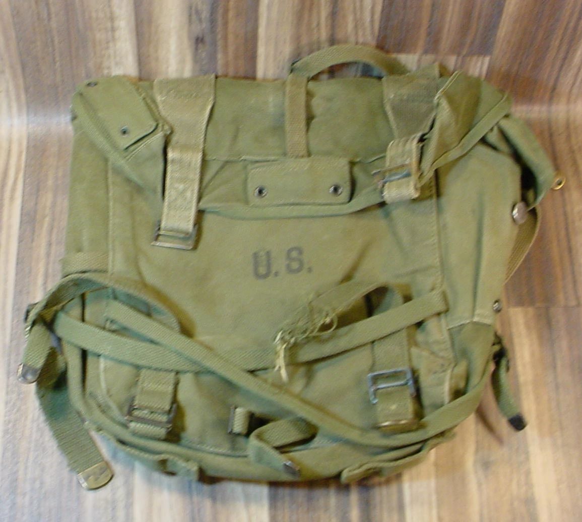 SOLD - KOREAN WAR US ARMY M-1945 FIELD PACK UPPER, Item #3320