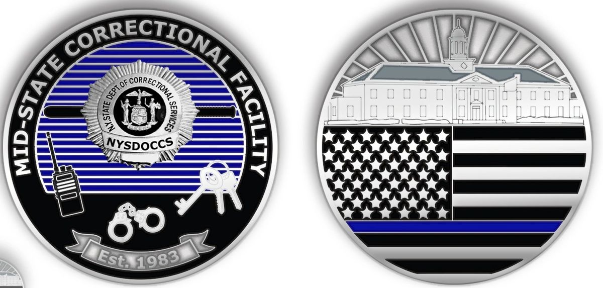 Mid-State Correctional Facility Challenge Coin