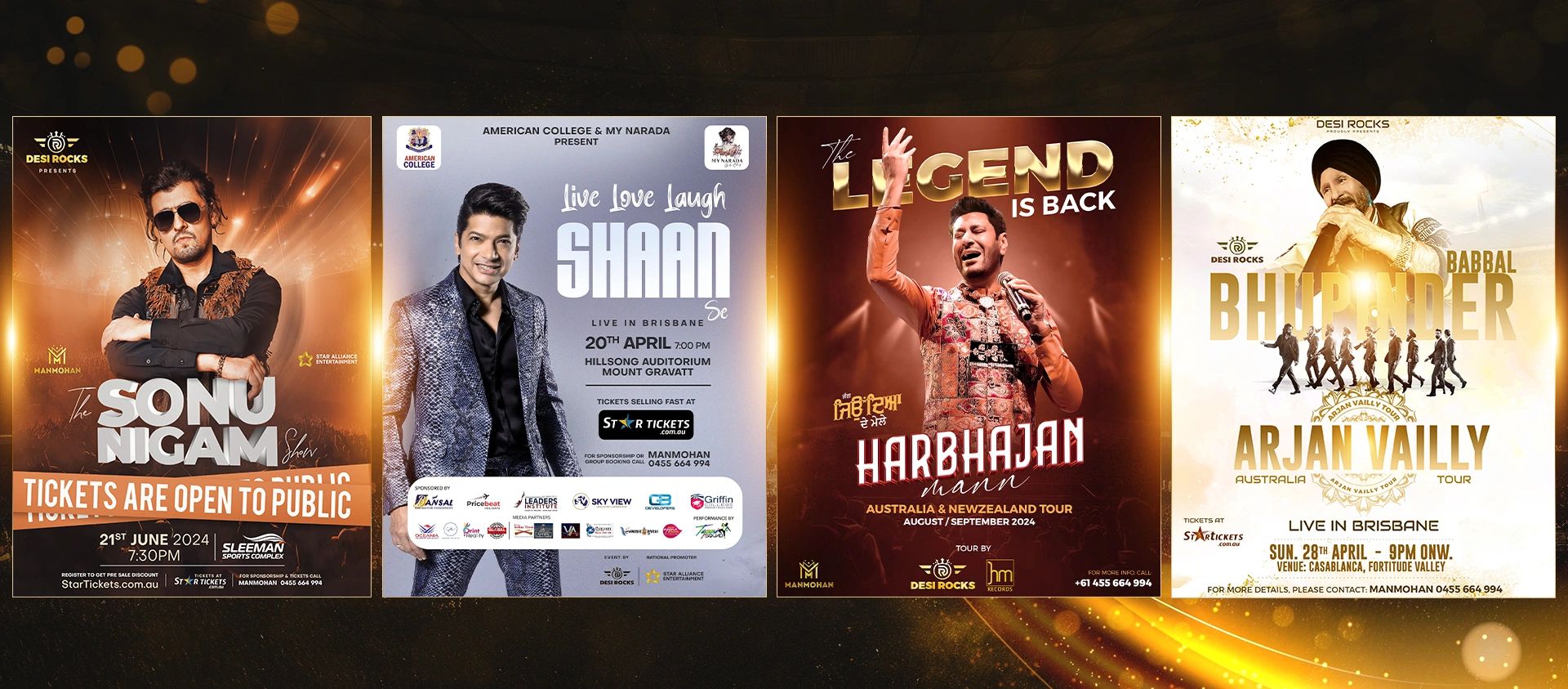 Desi Rocks Events - Gurdas Maan Australia Nz Tour 2023