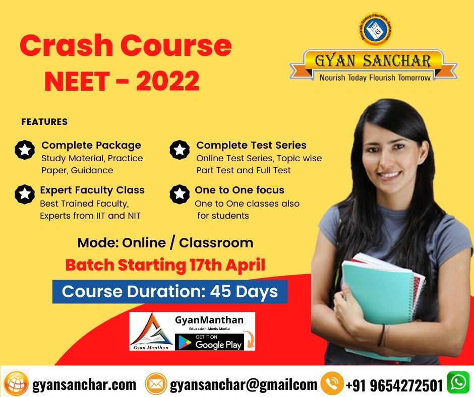 NEET Crash Course 2022