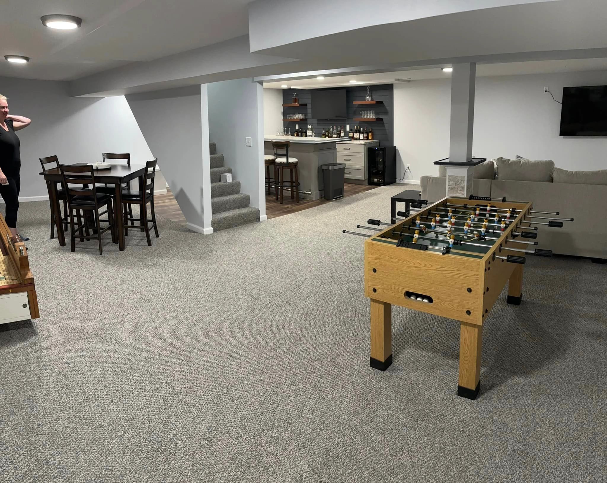 Transform Your Basement: Create the Ultimate Game Room w/ Bar