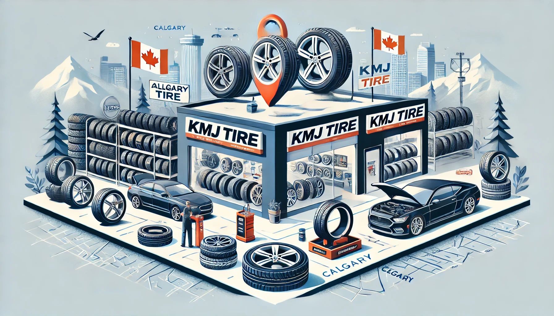 Where to Buy Tires in Calgary: KMJ TIRE | Expert Tire Shop