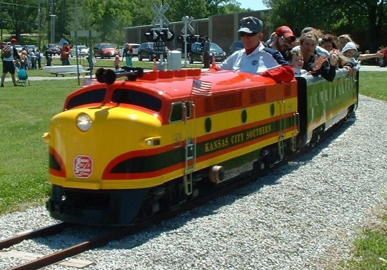 Family fun on our miniature trains!