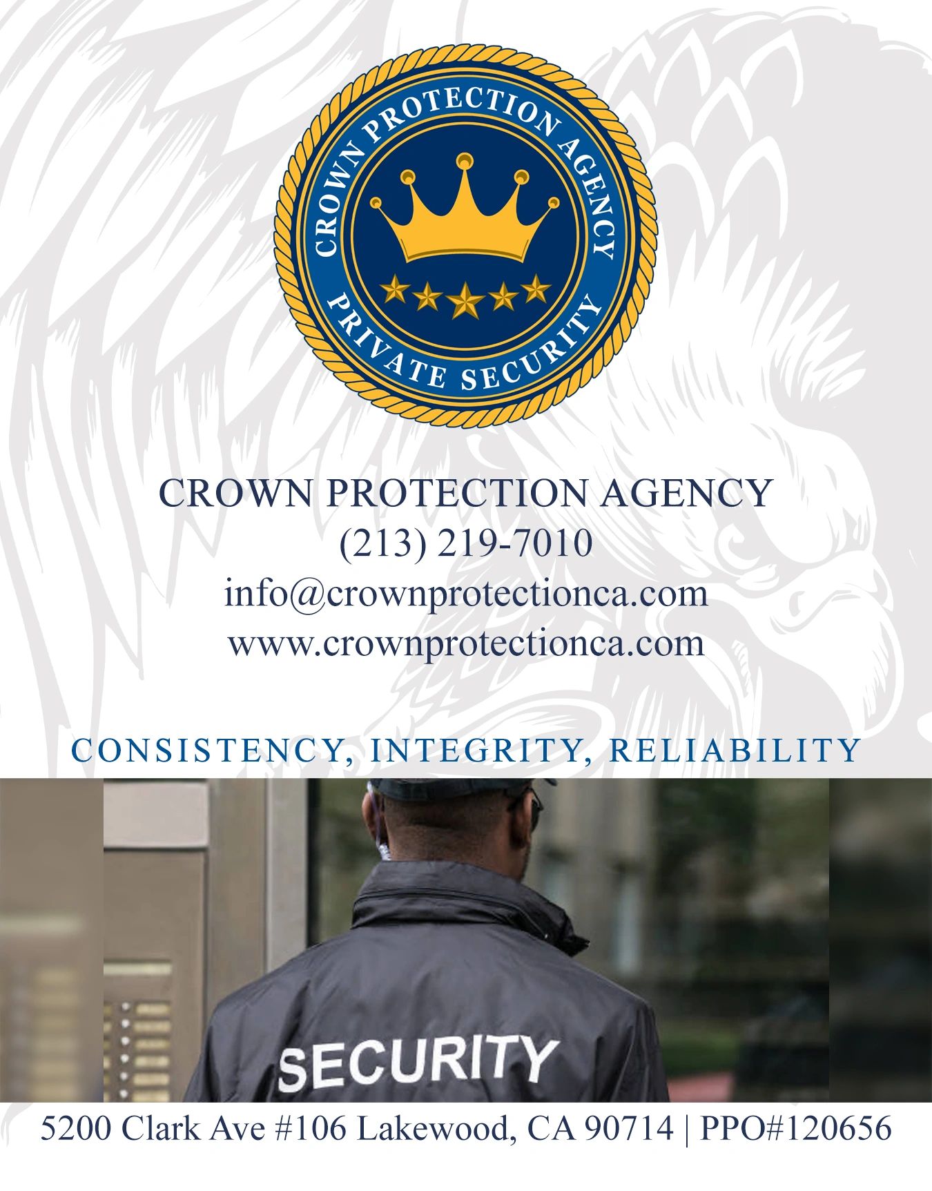 Crown Protection Agency - Security Guard, Mobile Security Patrol