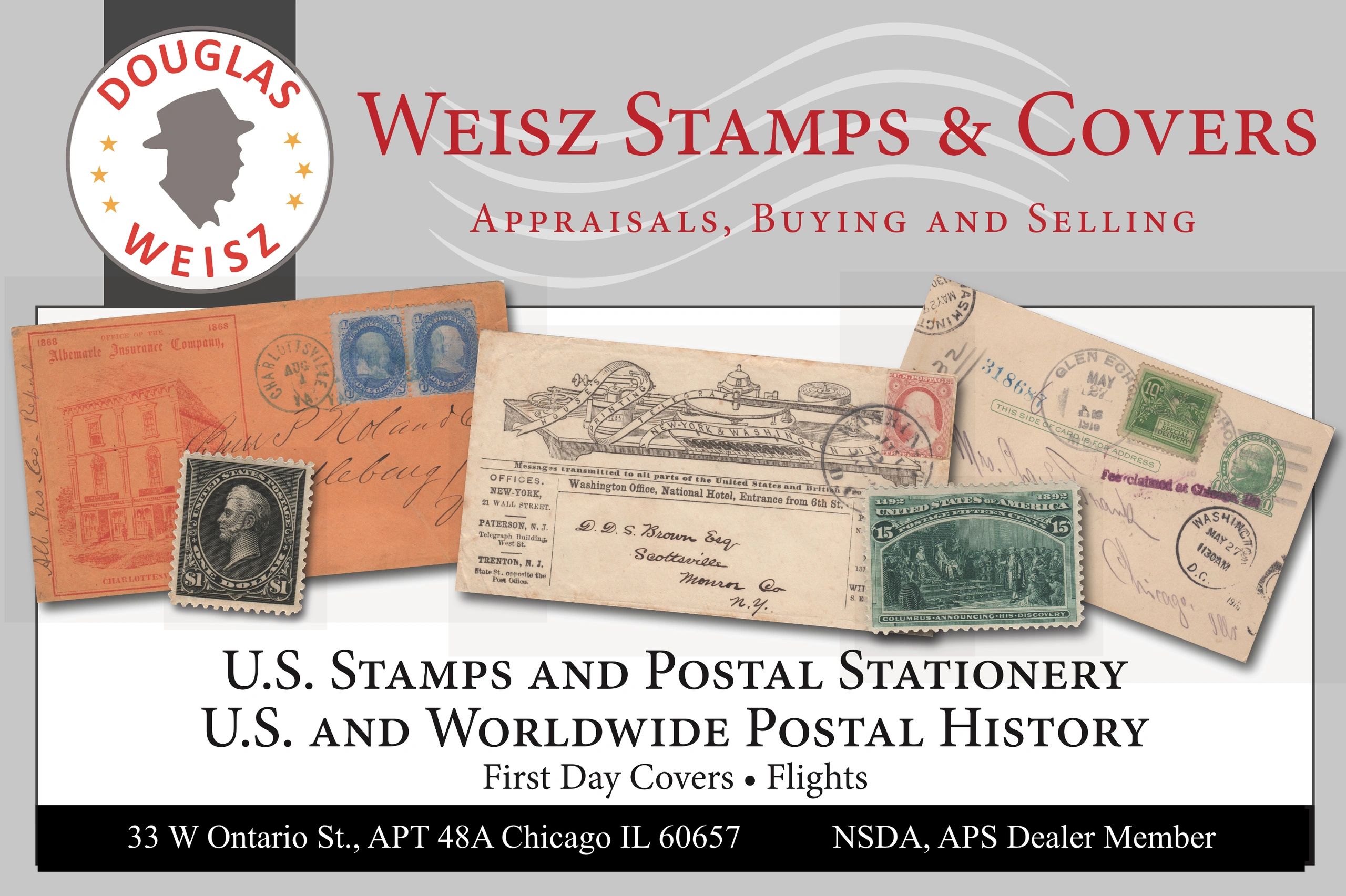 Philately Specialist Service Through Shows | Weisz Stamps & Covers