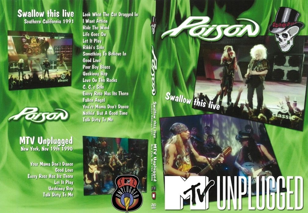 Poison – Swallow This Live 1991 & MTV Unplugged DVD