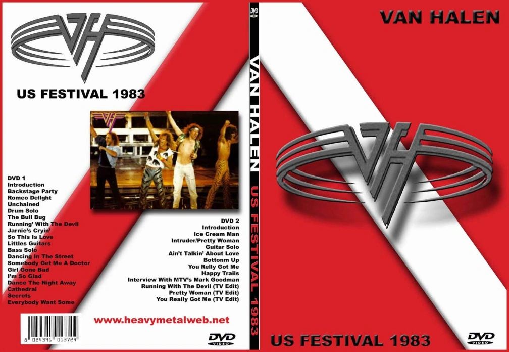 VAN HALEN - Live U.S. Festival 1983 (2 DVD Set)