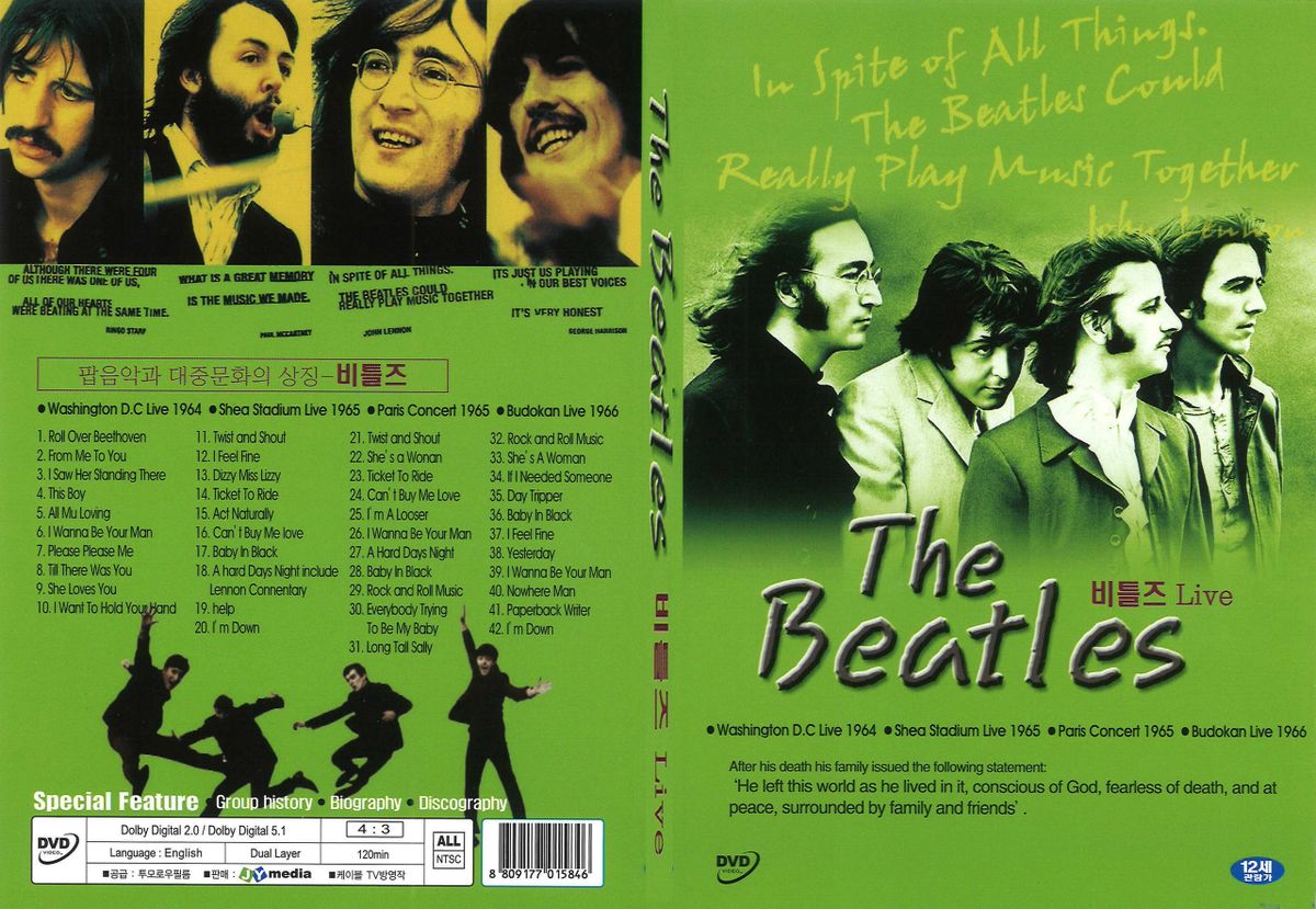 Beatles - Live (4 complete concerts: Washington DC 1964, Shea Stadium ...