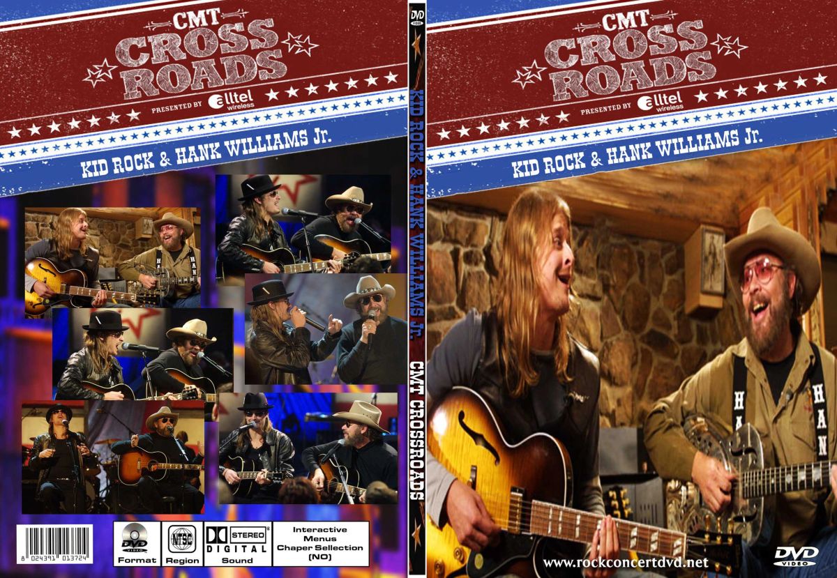 KID ROCK & HANK WILLIAMS Jr. CMT Crossroads DVD
