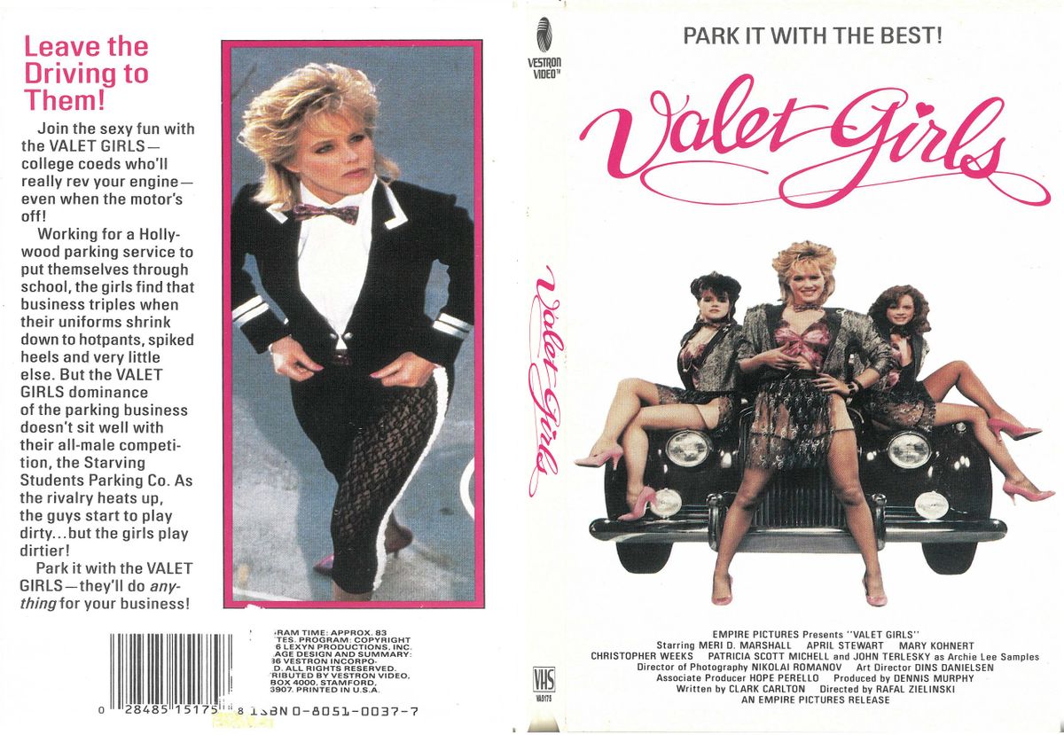 Valet Girls DVD (1987)
