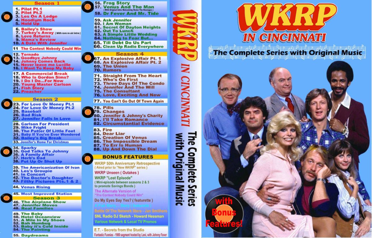 WKRP In Cincinnati - (1978-1982) Complete Series with 100% Original ...