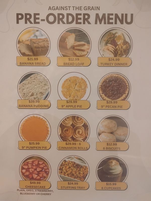 Delicious Gluten-Free Restaurant Menu