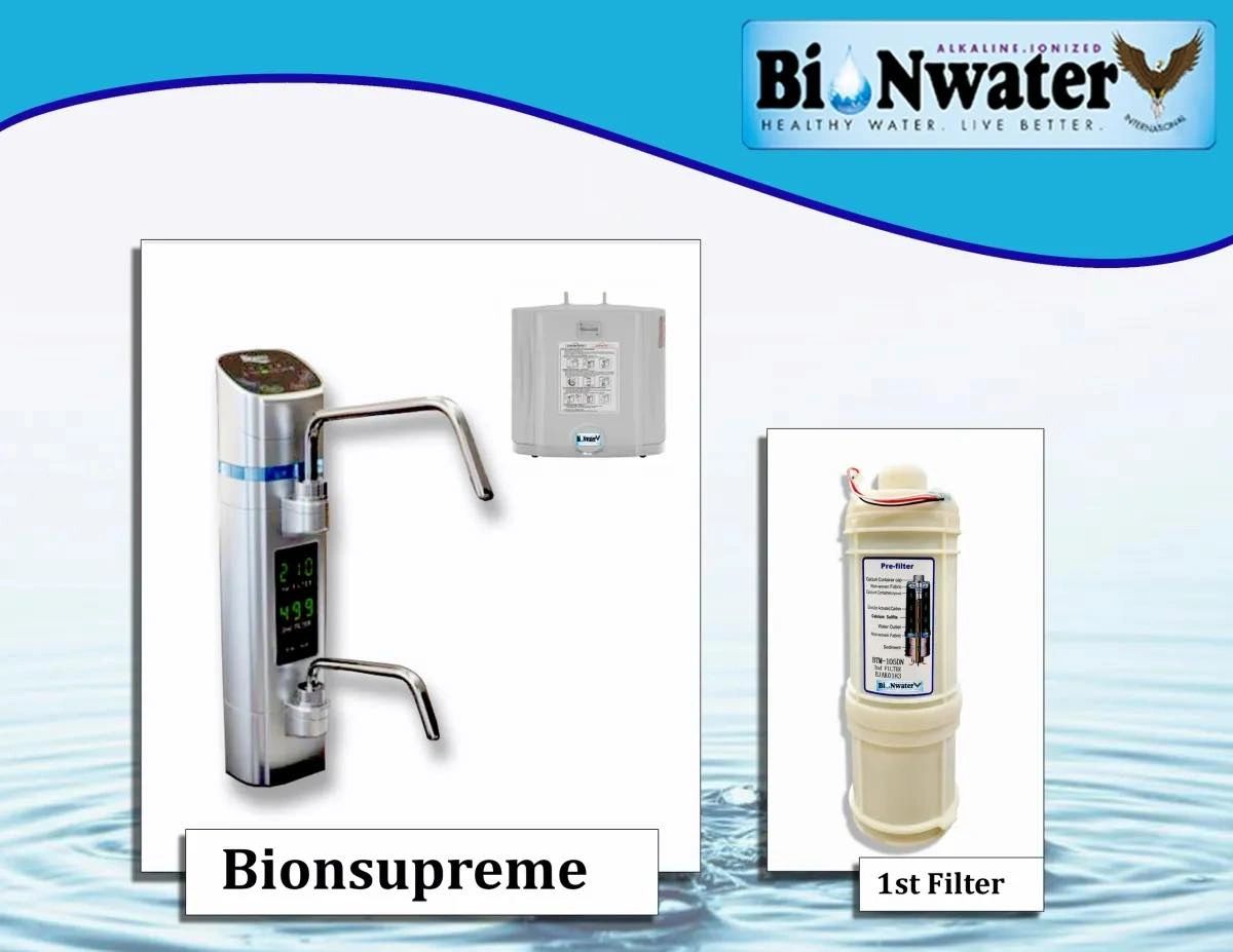 Old BioNsupreme Alkaline Ionizer Machine - 1st Filter