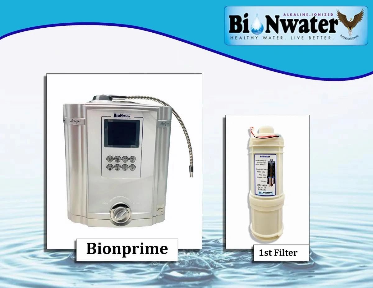 BioNprime Alkaline Ionizer Machine - 1st Filter